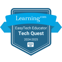 Learning.com Educator Tech Quest Badge - Online Training Center
