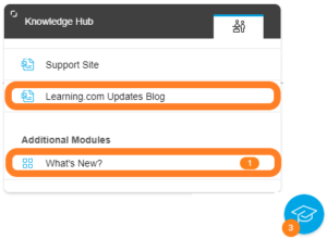 Learning.com Updates - Online Training Center