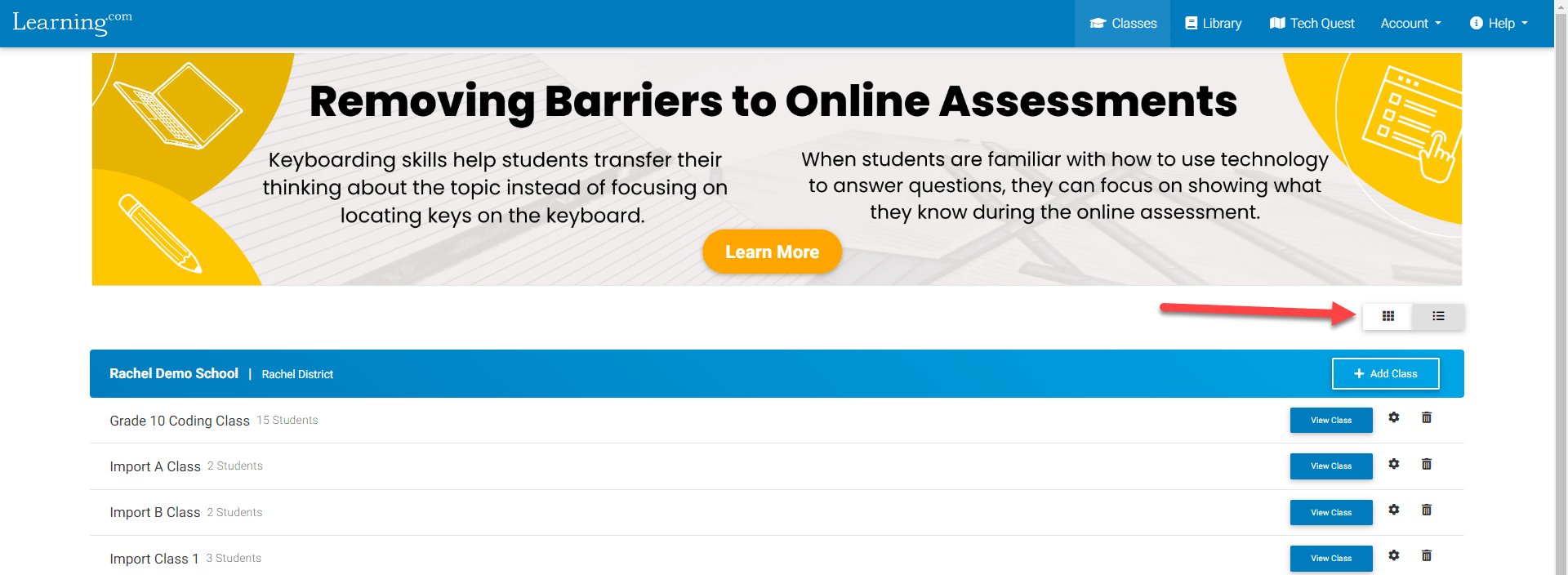 Learning.com Updates - Online Training Center