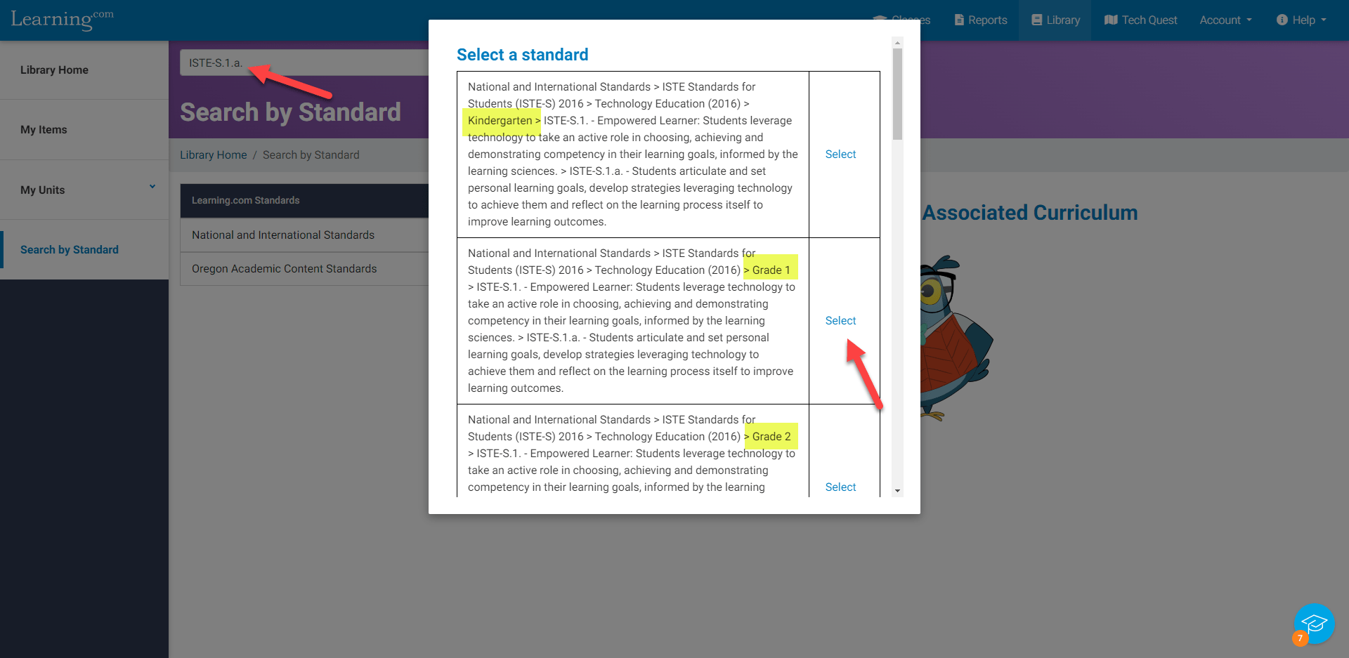 Learning.com Updates - Online Training Center
