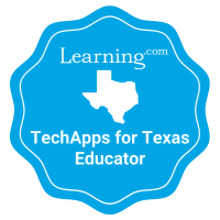 Learning.com TechApps Badge - Online Training Center
